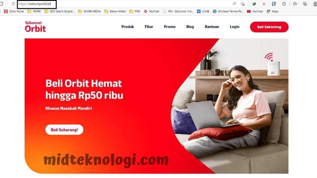 Kota Jangkauan Telkomsel Orbit di Indonesia