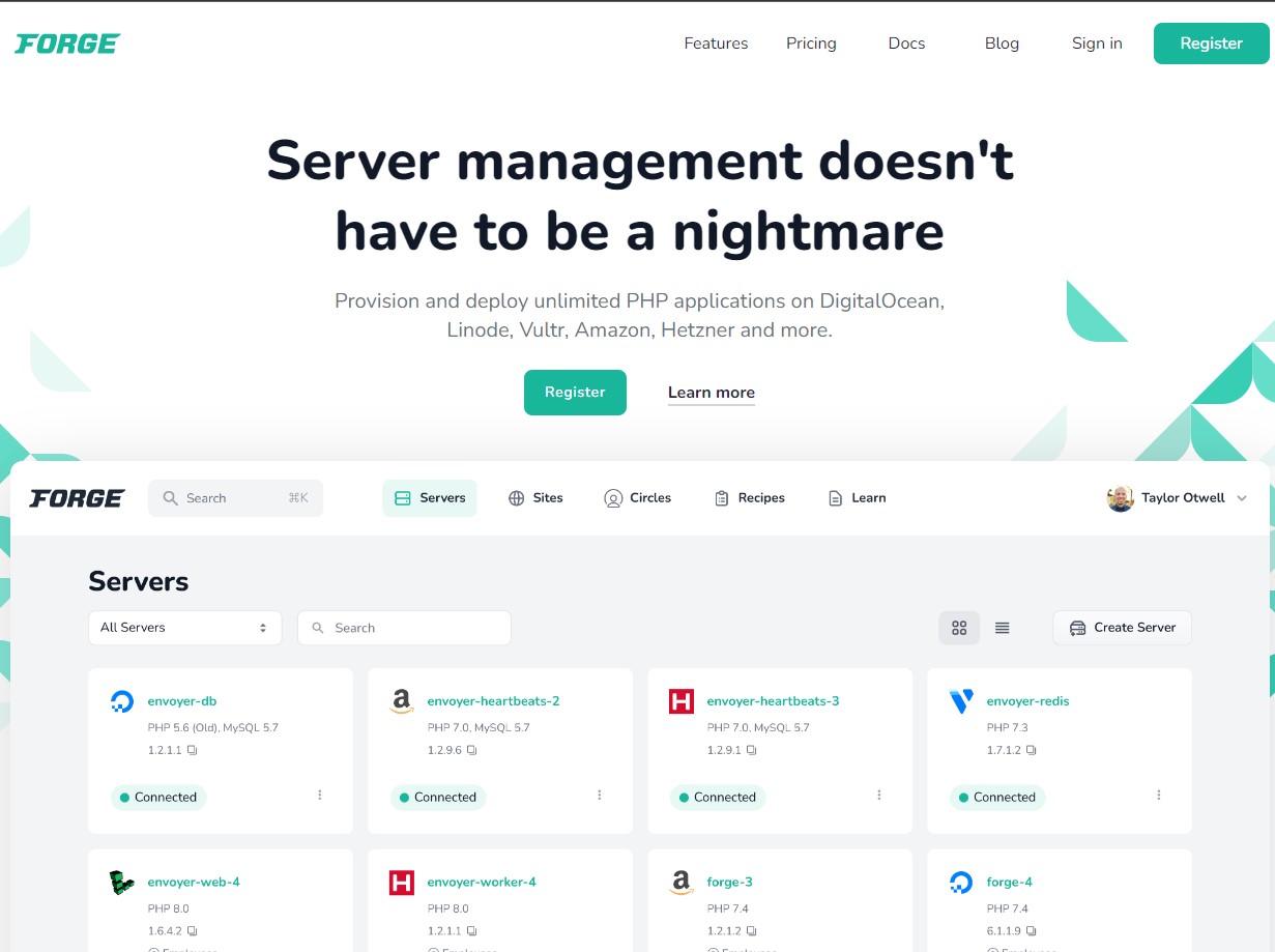 Rekomendasi Server Management Tool Laravel Terbaik
