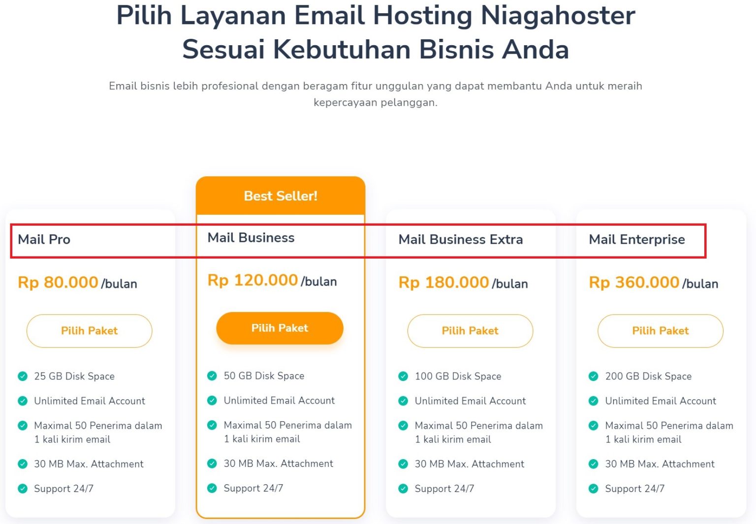 7 Layanan Email Hosting Terbaik di Indonesia 2025