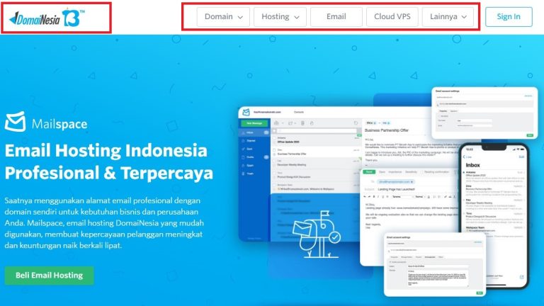 7 Layanan Email Hosting Terbaik di Indonesia 2025