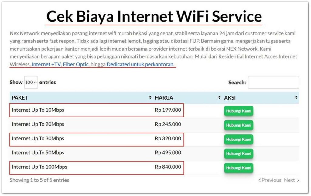 7+ Provider Internet Terbaik di Bekasi 2025 Cepat dan Stabil