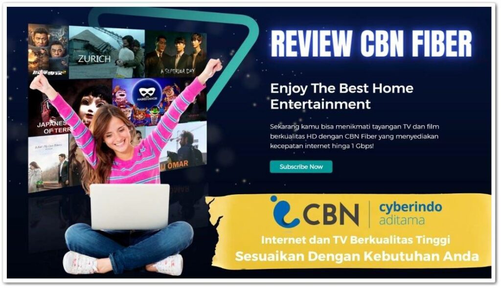 Review CBN Fiber: Kecepatan Internet Simetris Hingga 1 Gbps