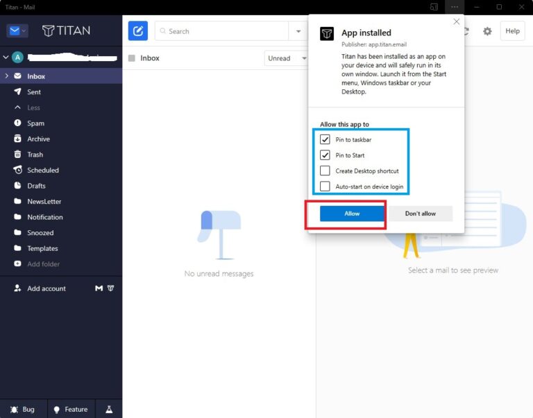 Cara Install dan Uninstall Aplikasi Desktop Titan Mail
