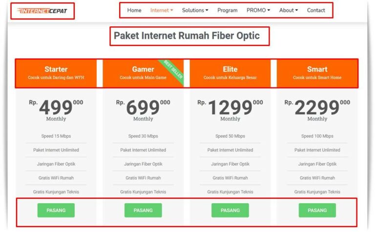7+ Provider Internet di medan dengan kualitas terbaik
