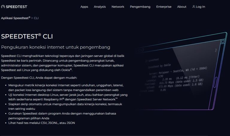 Speedtest CLI: Cara Install dan Command Line Speedtest-cli di linux dan ...