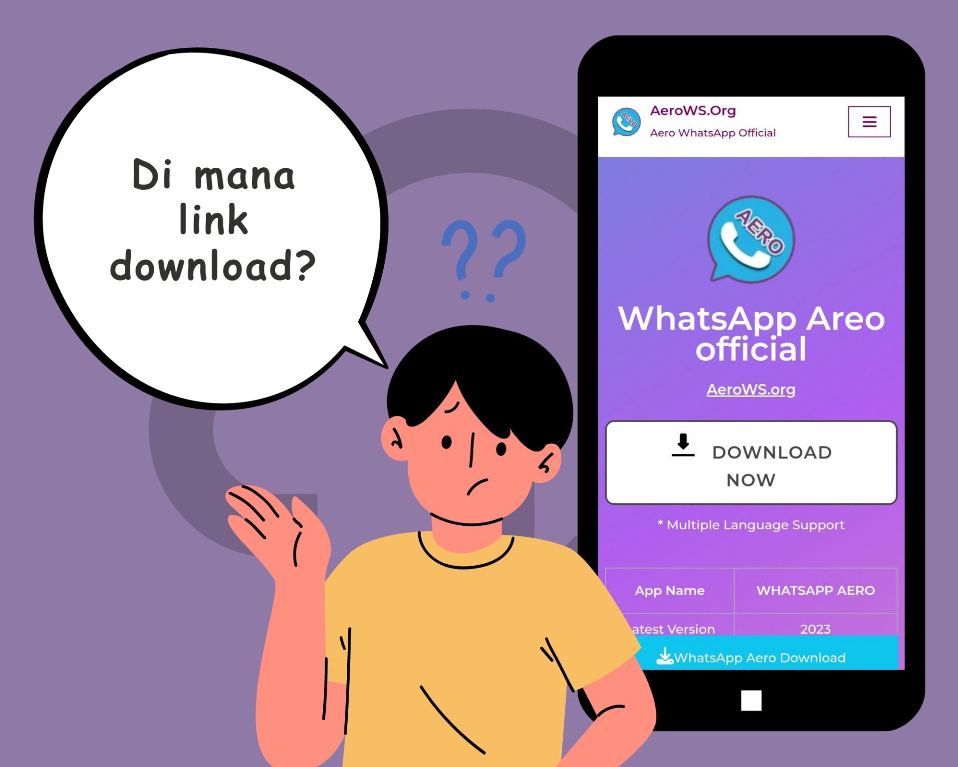 Link Download Whatsapp Aero APK Versi Terbaru 2025(WA Aero)