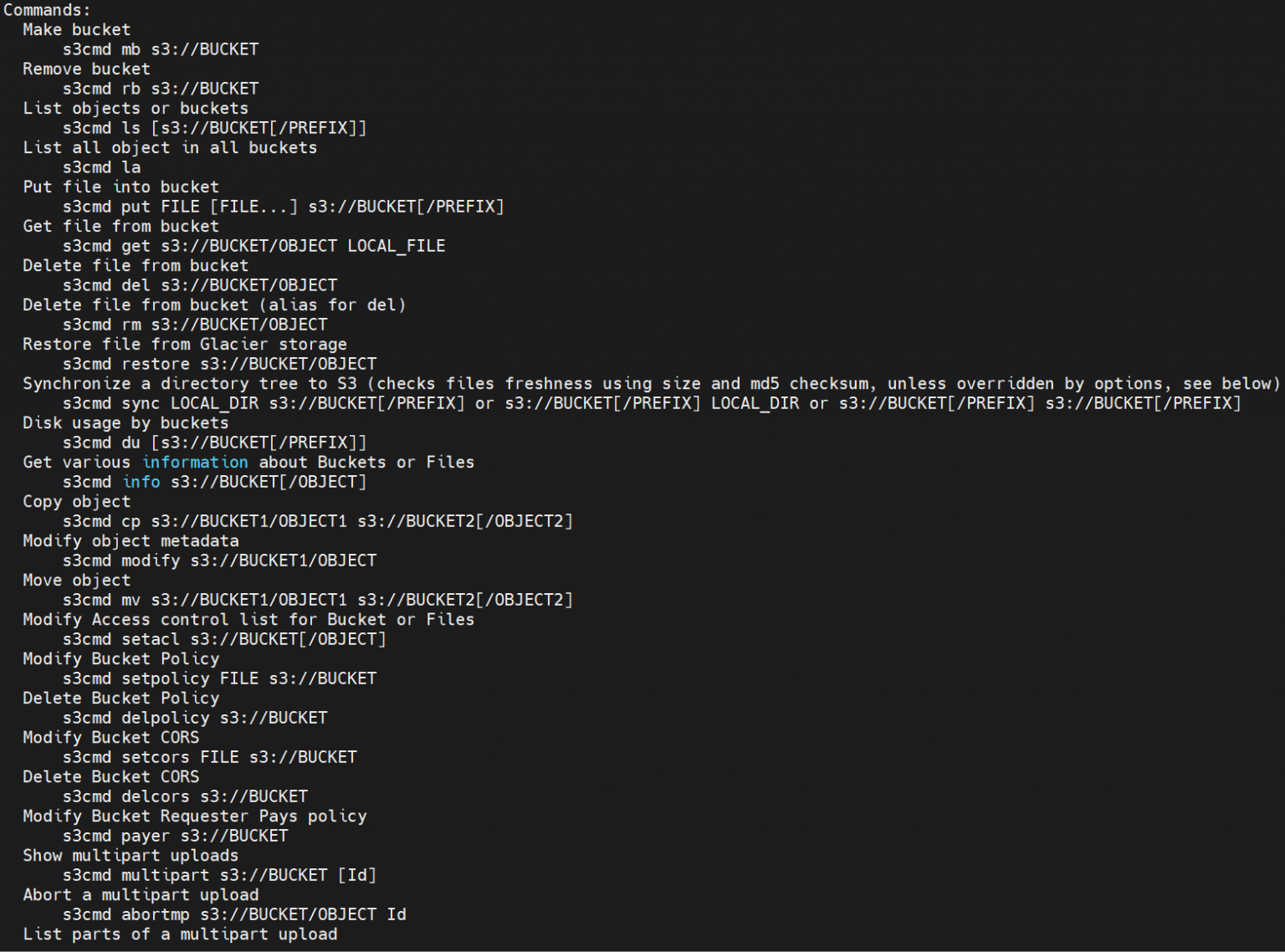 S3CMD: Tool Command Line S3 Client Untuk Linux dan MAC OS