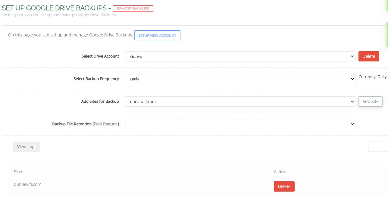 Cara Backup Cyberpanel ke Google Drive (100% Berhasil)
